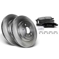 China Rear Disc Brake Rotors & Ceramic Brake Pads for Cadillac CTS 2008-2014 for sale