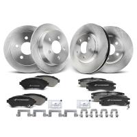 China Front & Rear Disc Brake Rotors & Ceramic Brake Pads for Chevrolet Impala Olds for sale