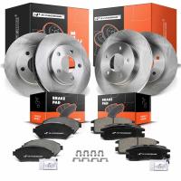 China Front & Rear Disc Brake Rotors & Ceramic Brake Pads for Buick Lesabre Ponatic for sale