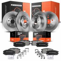 China Front & Rear Disc Brake Rotors & Ceramic Brake Pads for Chevrolet Equinox GMC for sale