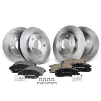 China Front & Rear Disc Brake Rotors & Ceramic Brake Pads for Buick Lesabre Ponatic for sale