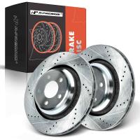 China Rear Drilled Brake Rotors for Chrysler 300 Dodge Challenger Charger Magnum for sale