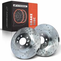 China Front Drilled Brake Rotors for Ford Crown Victoria Lincoln Town Car Mercury for sale