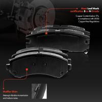 China Front & Rear Disc Brake Rotors & Ceramic Brake Pads for Buick Rendezvous Aztek for sale