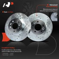 China Front Drilled Brake Rotors for Ford Crown Victoria Lincoln Town Car Mercury for sale