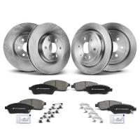 China Front & Rear Disc Brake Rotors & Ceramic Brake Pads for Cadillac SRX 2010-2016 for sale