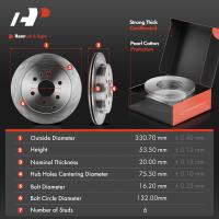 China Rear Disc Brake Rotors & Ceramic Brake Pads for Buick Enclave Chevrolet GMC for sale