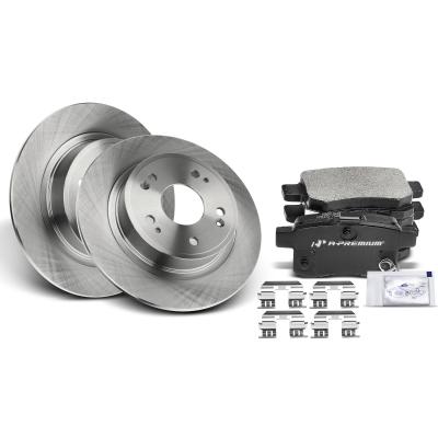 China Rear Disc Brake Rotors & Ceramic Brake Pads for Acura TSX Honda Accord for sale