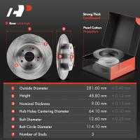 China Rear Disc Brake Rotors & Ceramic Brake Pads for Acura TSX Honda Accord for sale