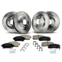China Front & Rear Disc Brake Rotors & Ceramic Brake Pads for Buick LeSabre Park Avenue for sale