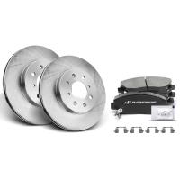 China Front Disc Brake Rotors & Ceramic Brake Pads for Acura EL 97-05 Honda Civic for sale