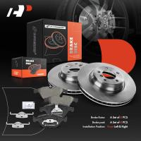 China Front Disc Brake Rotors & Ceramic Brake Pads for BMW 335d 335i 335is 335xi X1 for sale