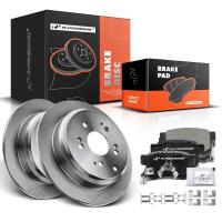 China Rear Disc Brake Rotors & Ceramic Brake Pads for Acura RDX 10-18 Honda CR-V 05-16 for sale