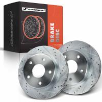 China Front Drilled Brake Rotors for Dodge Dakota 2005-2010 Mitsubishi Raider Ram for sale