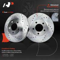 China Front Drilled Brake Rotors for Ford Taurus 1994-2000 Windstar Mercury Lincoln for sale
