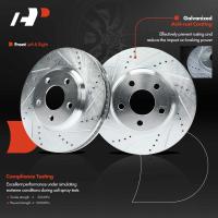 China Front Drilled Brake Rotors for Chevy Impala Buick LeSabre Olds Cadillac for sale