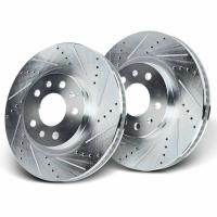China Front Drilled Brake Rotors for Cadillac CTS 2003-2007 for sale