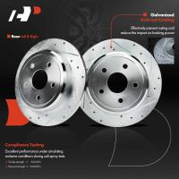 China Rear Drilled Brake Rotors for Jeep Commander 2006-2010 Grand Cherokee 2005-2010 for sale