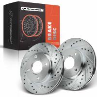 China Front Drilled Brake Rotors for Ford Focus 2000-2004 Excluding SVT for sale