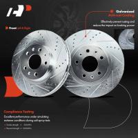 China Front Drilled Brake Rotors for Cadillac CTS 2003-2007 for sale