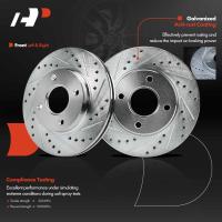 China Front Drilled Brake Rotors for Ford Focus 2000-2004 Excluding SVT for sale