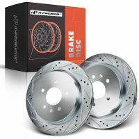 China Rear Drilled Brake Rotors for Cadillac CTS 2003-2007 STS 2005-2011 Seville for sale