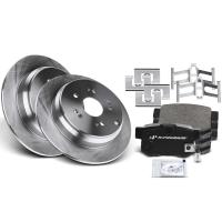China Rear Disc Brake Rotors & Ceramic Brake Pads for Acura RDX 2007-2012 L4 2.3L for sale