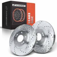 China Front Drilled Brake Rotors for Kia Sorento 2011-2013 Hyundai Santa Fe 2010-2012 for sale