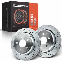 China Rear Drilled Brake Rotors for Ford Crown Victoria 2003-2011 Mercury Marauder for sale