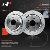 China Rear Drilled Brake Rotors for Ford Crown Victoria 2003-2011 Mercury Marauder for sale