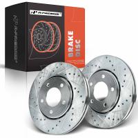 China Front Drilled Brake Rotors for Chrysler Town & Country 2003-2007 Voyager Dodge for sale