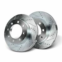 China Front Drilled Brake Rotors for Ford F-350 Super Duty 2005-2013 F-450 Super Duty for sale