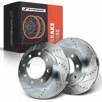 China Front Drilled Brake Rotors for Ford F-350 Super Duty 2005-2013 F-450 Super Duty for sale
