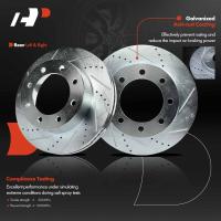 China Front Drilled Brake Rotors for Ford F-350 Super Duty 2005-2013 F-450 Super Duty for sale