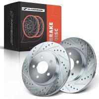 China Rear Drilled Brake Rotors for Ford Mustang 2005-2014 for sale