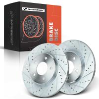 China Front Drilled Brake Rotors for Chevrolet Equinox 2005-2006 Pontiac Saturn for sale