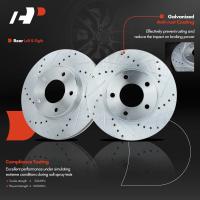 China Front Drilled Brake Rotors for Ford Escape 2001-2007 Mazda Tribute Mercury for sale