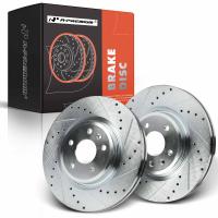 China Front Drilled Brake Rotors for Ford Explorer 2011-2019 Flex Lincoln for sale