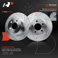 China Front Drilled Brake Rotors for Ford Ranger 2003-2011 Explorer Sport Mazda B4000 for sale