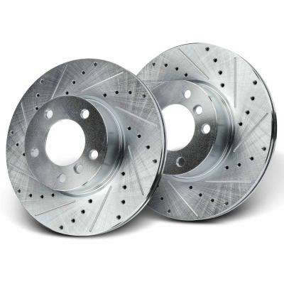 China Front Drilled Brake Rotors for BMW 228i 230i 320i 323i 328d 328xi 428i 430i X1 for sale