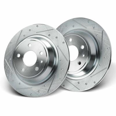 China Rear Drilled Brake Rotors for Ford Fusion 2013-2020 Lincoln MKZ 2013-2016 for sale