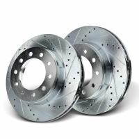 China Front Drilled Brake Rotors for Ford F-350 Super Duty 2015-2016 F-450 Super Duty for sale
