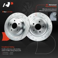 China Rear Drilled Brake Rotors for Ford Fusion 2013-2020 Lincoln MKZ 2013-2016 for sale