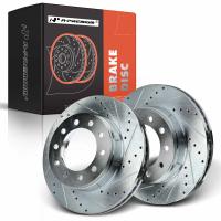 China Front Drilled Brake Rotors for Ford F-350 Super Duty 2015-2016 F-450 Super Duty for sale