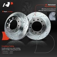 China Front Drilled Brake Rotors for Ford F-350 Super Duty 2015-2016 F-450 Super Duty for sale