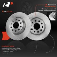 China Rear Disc Brake Rotors for Audi A3 A3 Quattro Volkswagen Jetta Passat Eos GTI for sale