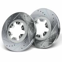 China Front Drilled Brake Rotors for Chevy Colorado GMC Canyon Isuzu i-280 i-350 for sale
