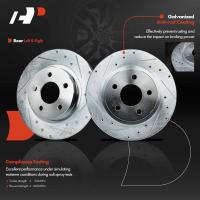 China Rear Drilled Brake Rotors for Cadillac Seville DeVille Buick Pontiac for sale