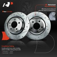 China Rear Drilled Brake Rotors for BMW X3 2004-2011 L6 2.5L 3.0L for sale