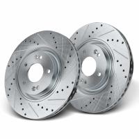 China Front Drilled Brake Rotors for Hyundai Sonata Azera Nexo Kia Optima Sportage for sale